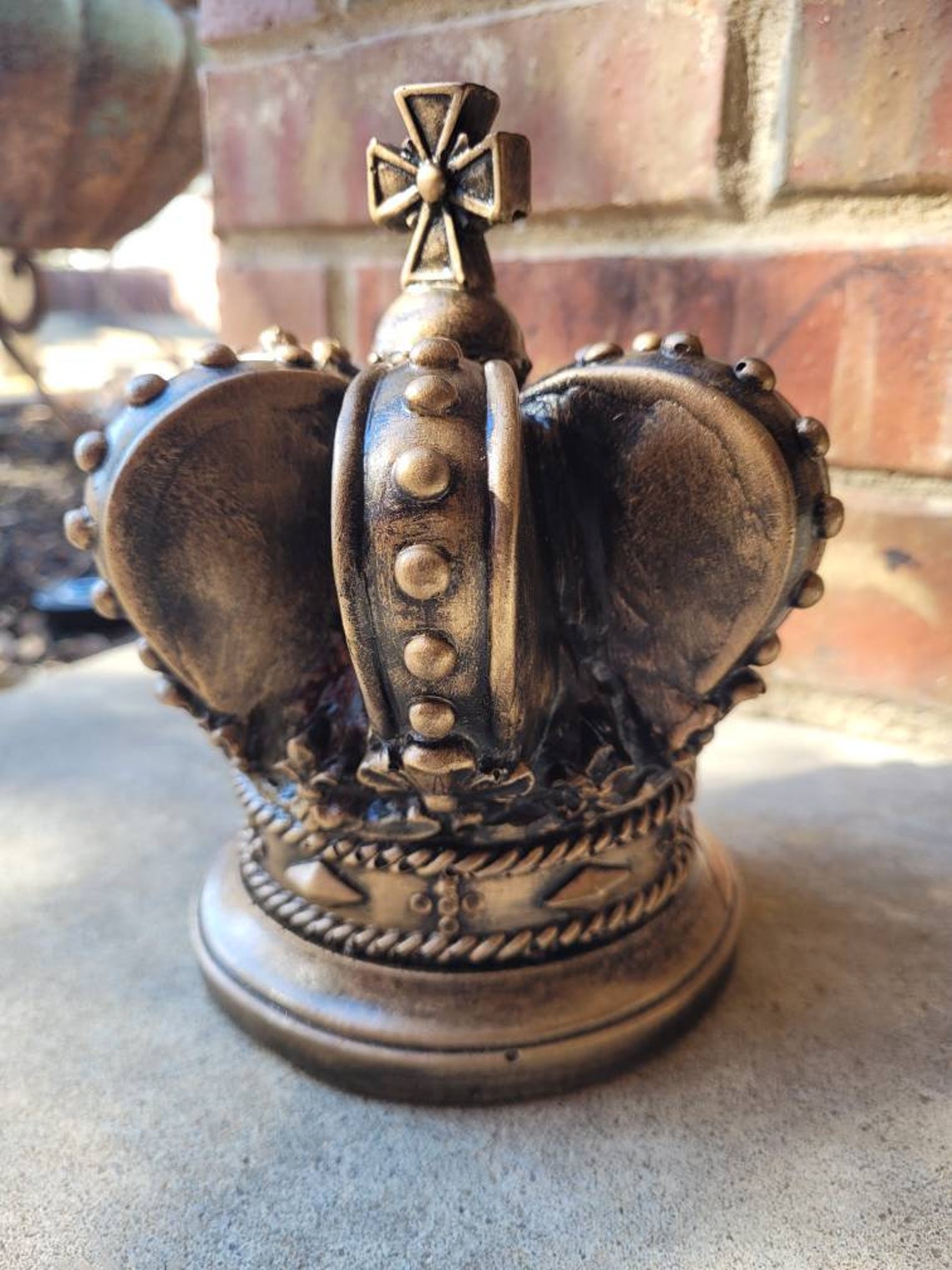 Crown Finial With Cross Top PICK COLOR Old World Tuscan | Etsy