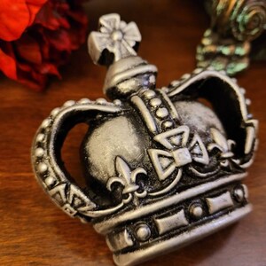 Royal Crown Candle Pin With Cross Top. PICK YOUR COLOR. Crowns for ...