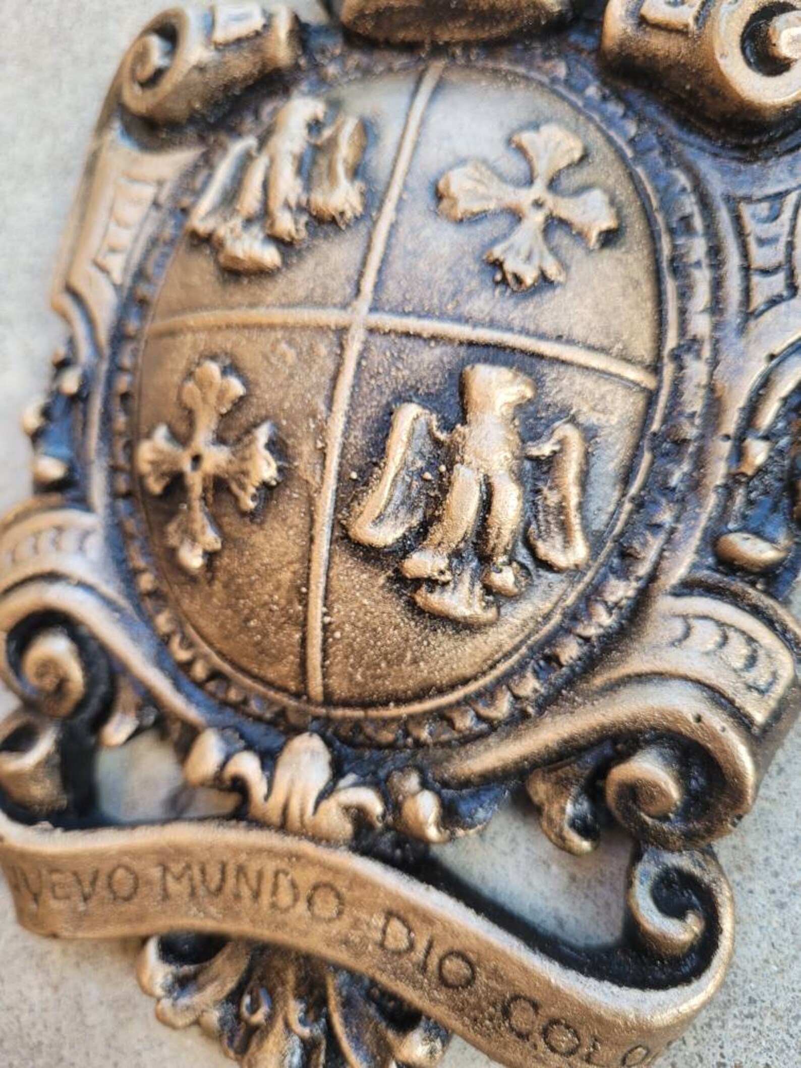 Eagle Shield Wall Plaque PICK YOUR COLOR Coat of Arms | Etsy