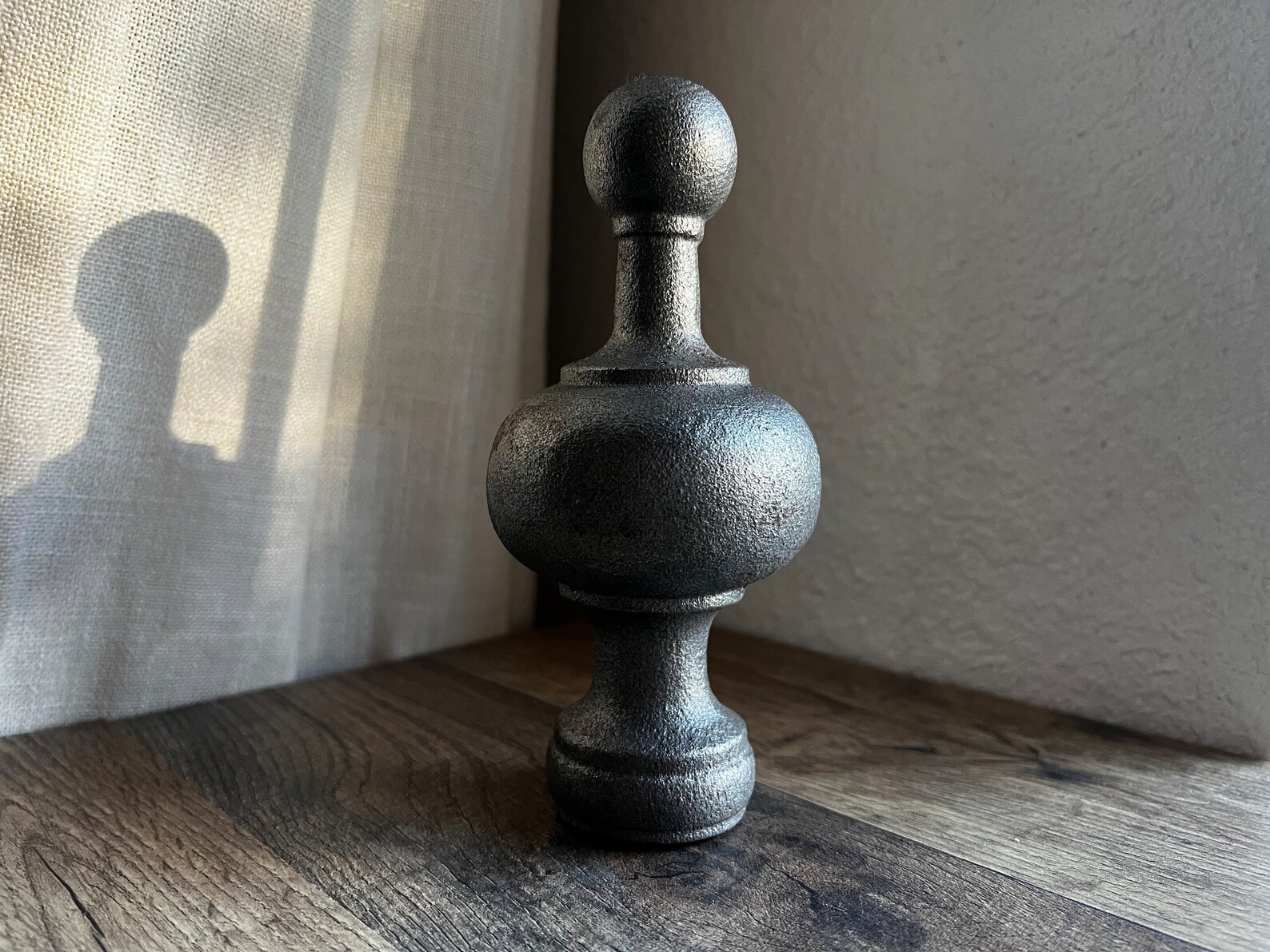 Cast Iron Finial | PICK YOUR COLOR | Modern, Eclectic, Contemporary ...