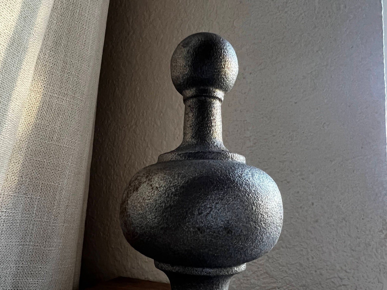 Cast Iron Finial | PICK YOUR COLOR | Modern, Eclectic, Contemporary ...