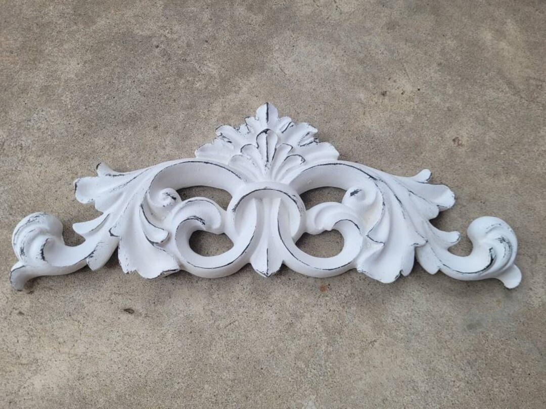 Fleur De Lis Topper Pediment Art. French New Orleans Decor, Scroll Over ...