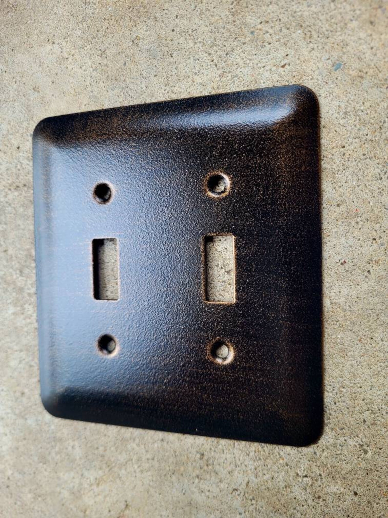 Metal, Double Light Switch Plate Cover - PICK YOUR COLOR - Double ...