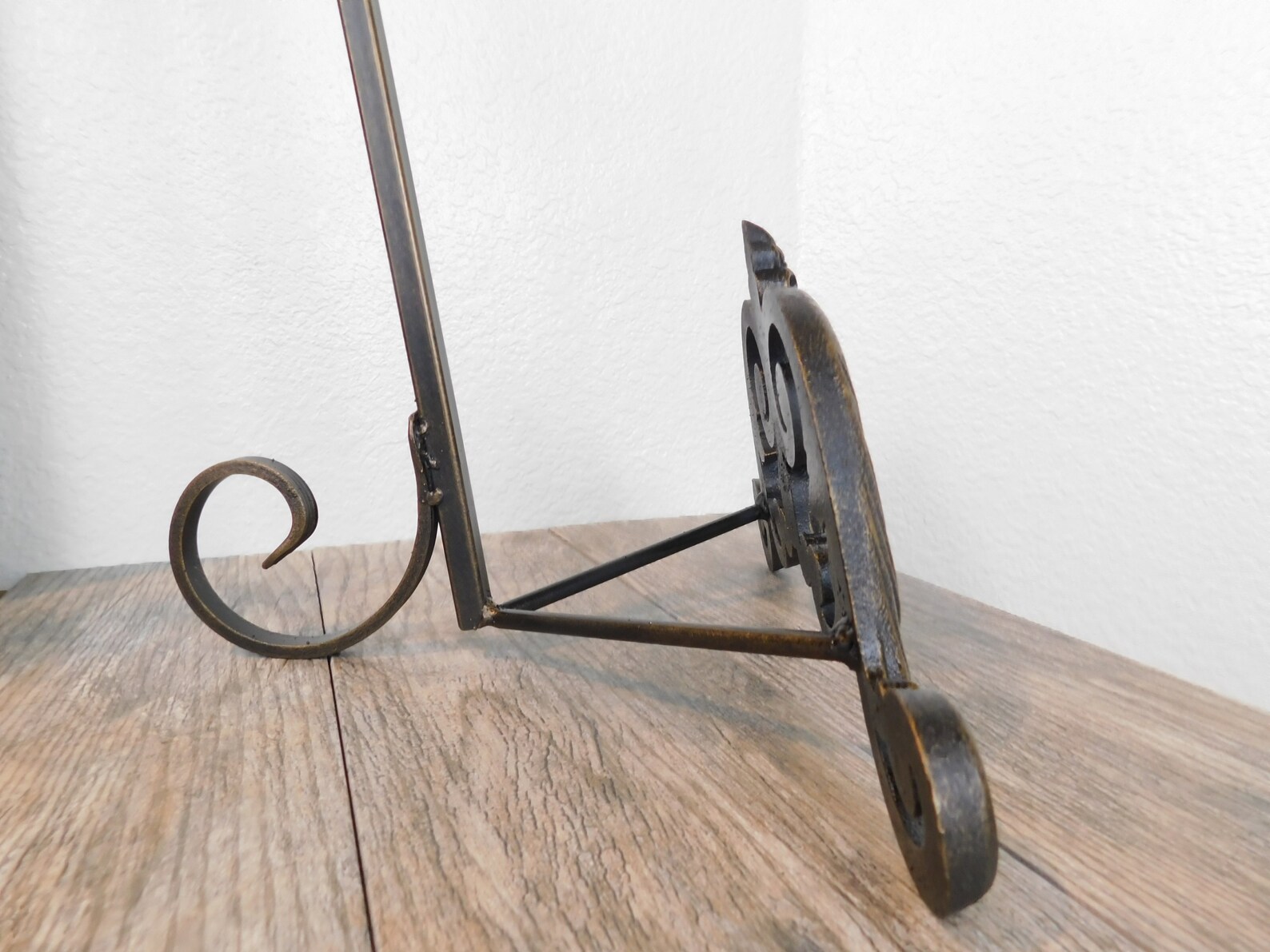 Heavy Fancy Iron Scroll Easel PICK YOUR COLOR Fleur De Lis - Etsy