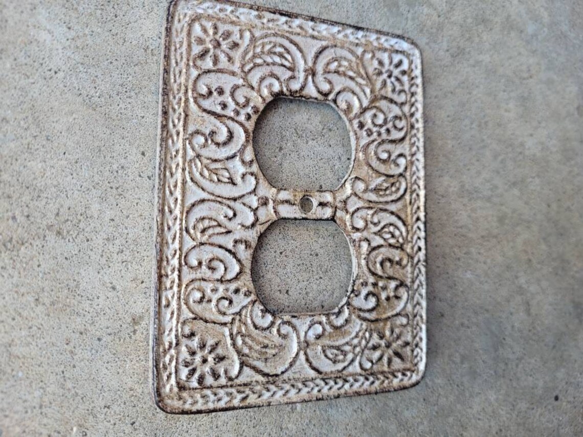 Metal Outlet Cover PICK YOUR COLOR Switch Plate - Etsy