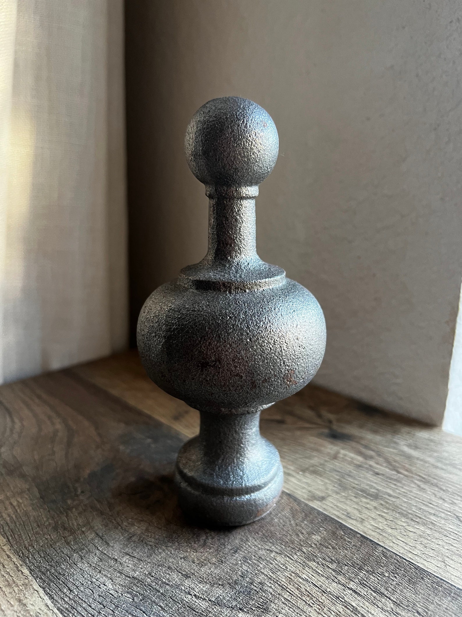 Cast Iron Finial | PICK YOUR COLOR | Modern, Eclectic, Contemporary ...