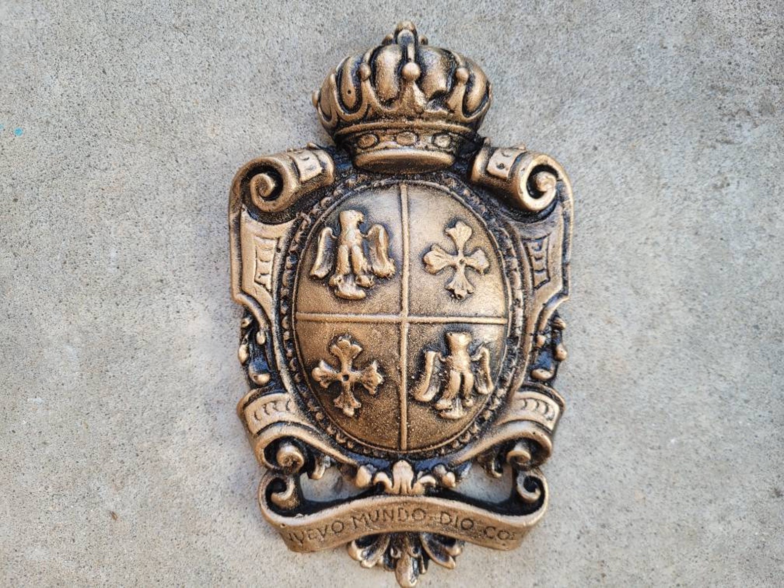 Eagle Shield Wall Plaque | PICK YOUR COLOR | Coat of Arms Shield Plaque ...