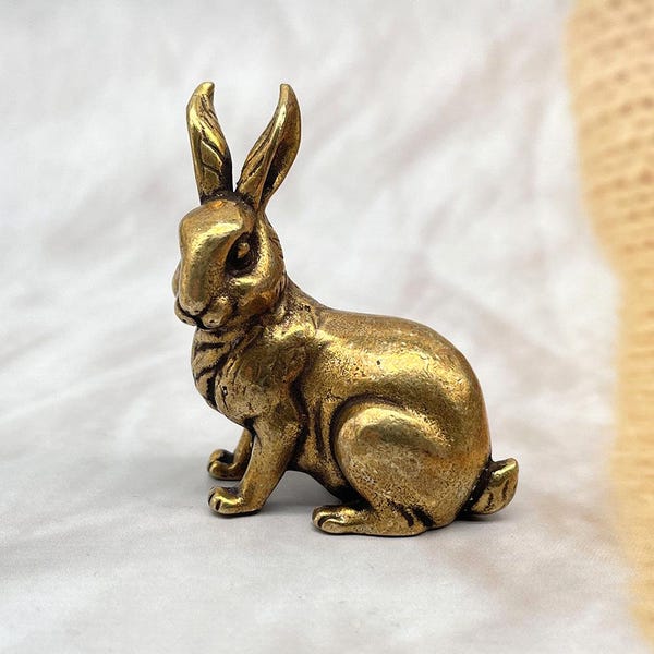 Brass Rabbit - Etsy