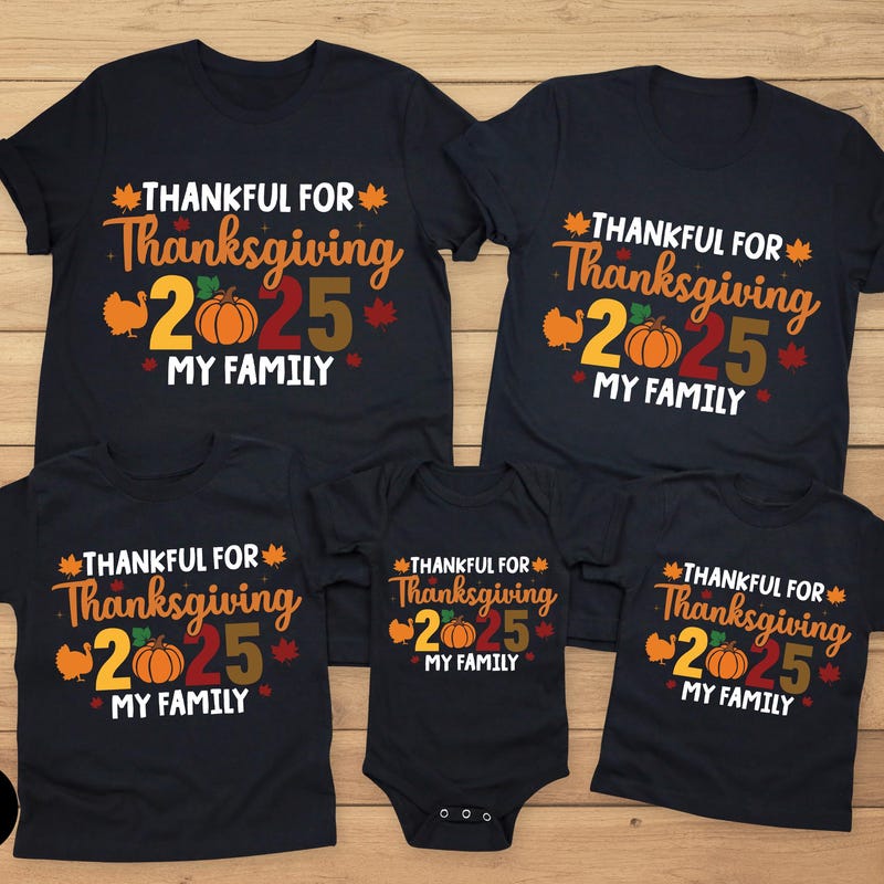 Family Thanksgiving Shirts - Etsy