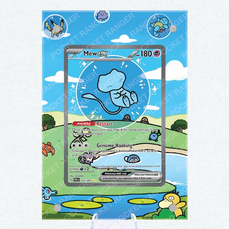 Bubble Mew Extended Artwork - Etsy