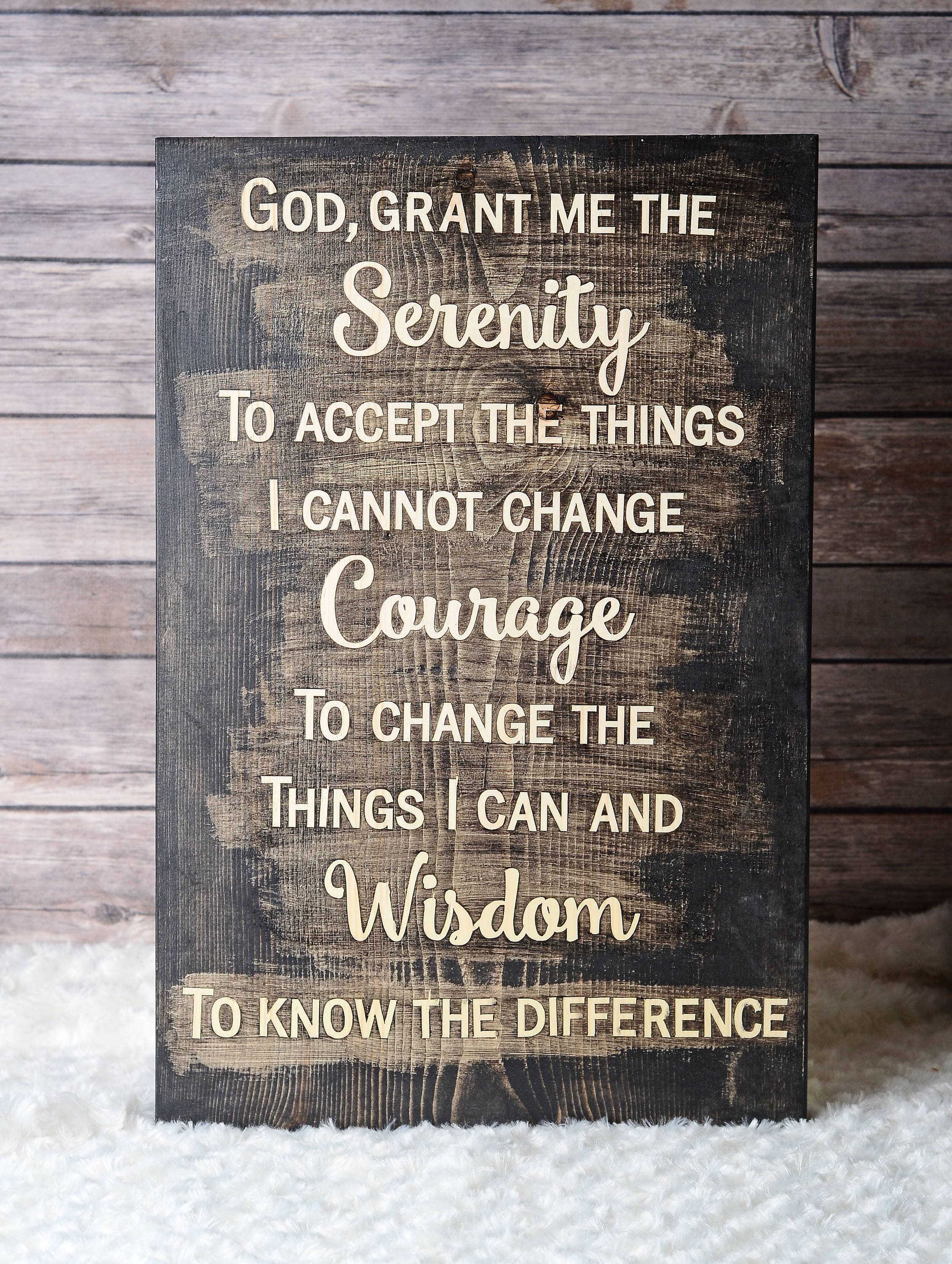 Serenity Prayer Wood Sign 11 X 11 Wall Decor Wall Display Etsy serenity-prayer-wood-sign-11-x-11-wall-decor-wall-display-etsy