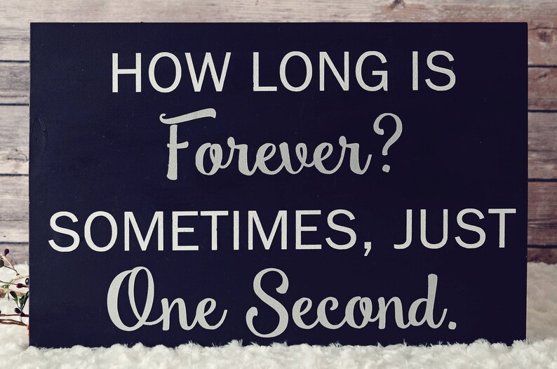 How Long is Forever Sometimes, Just One Second. Alice in Wonderland ...