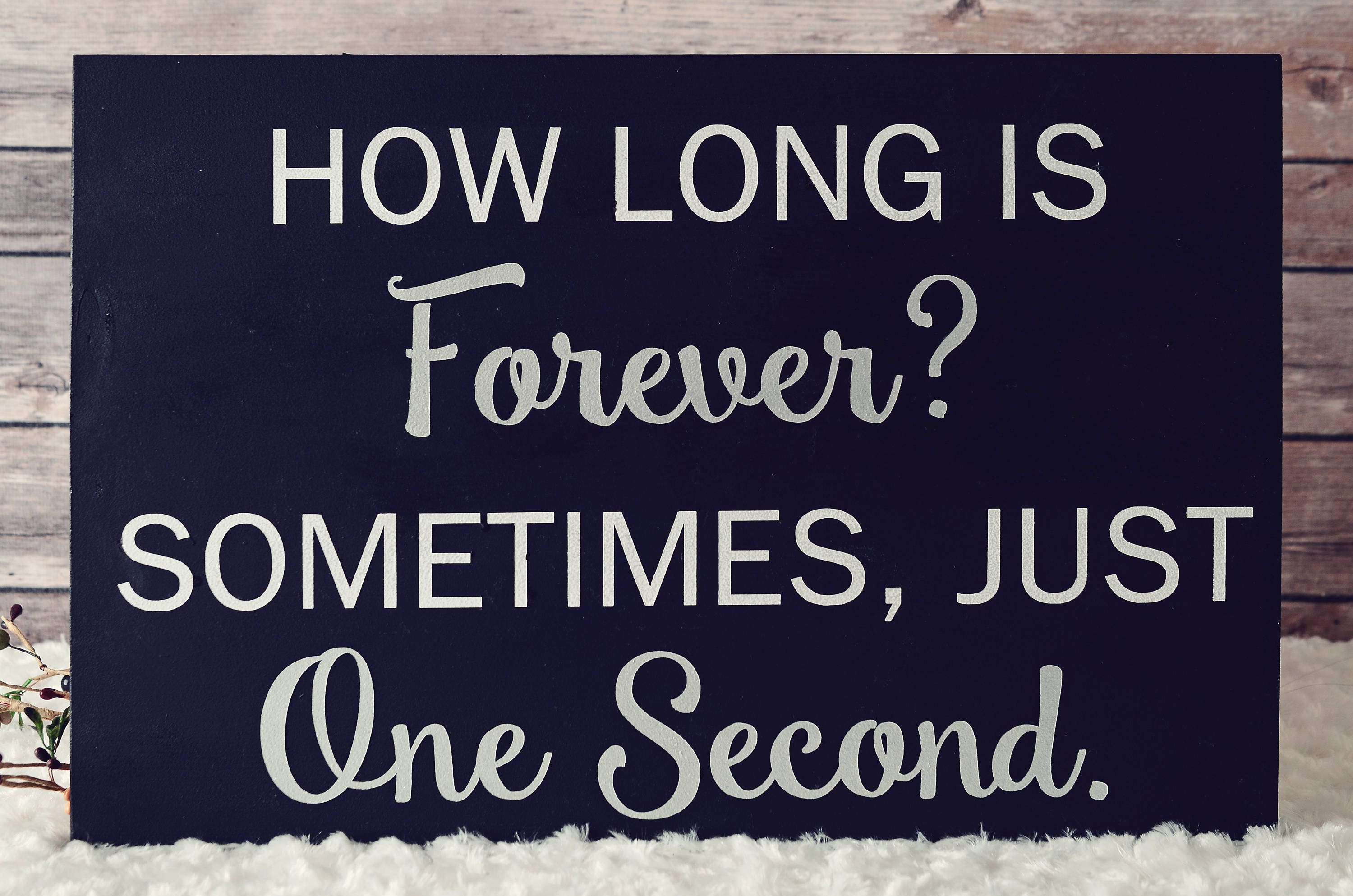 How Long is Forever Sometimes, Just One Second. Alice in Wonderland ...
