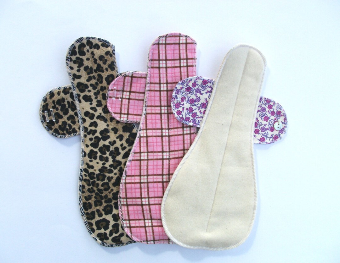 1 Medium Flow Overnight Cloth Menstrual Pads 11 Night - Etsy