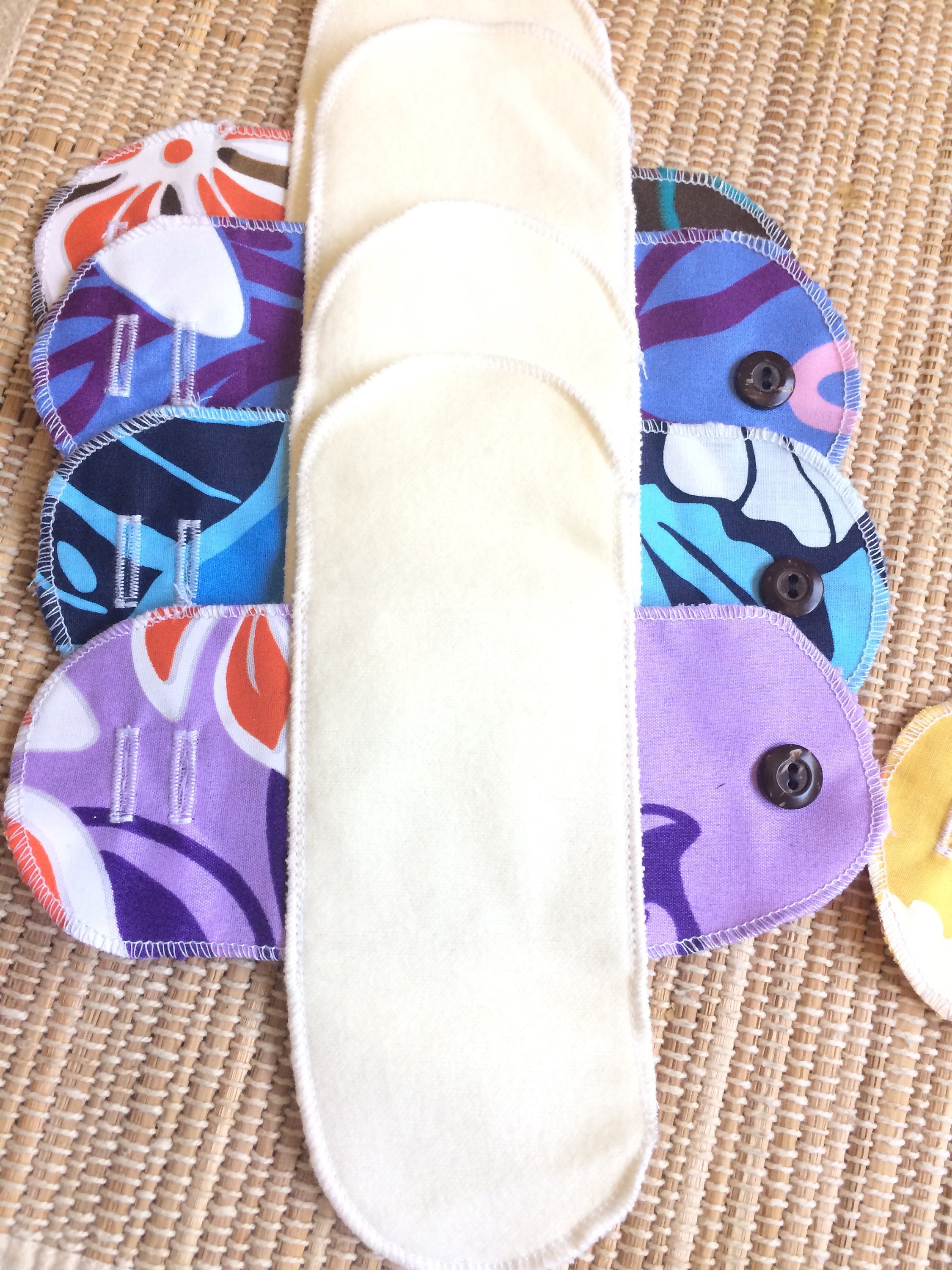 Cloth Menstrual Pads 14 Starter Set Now available with | Etsy