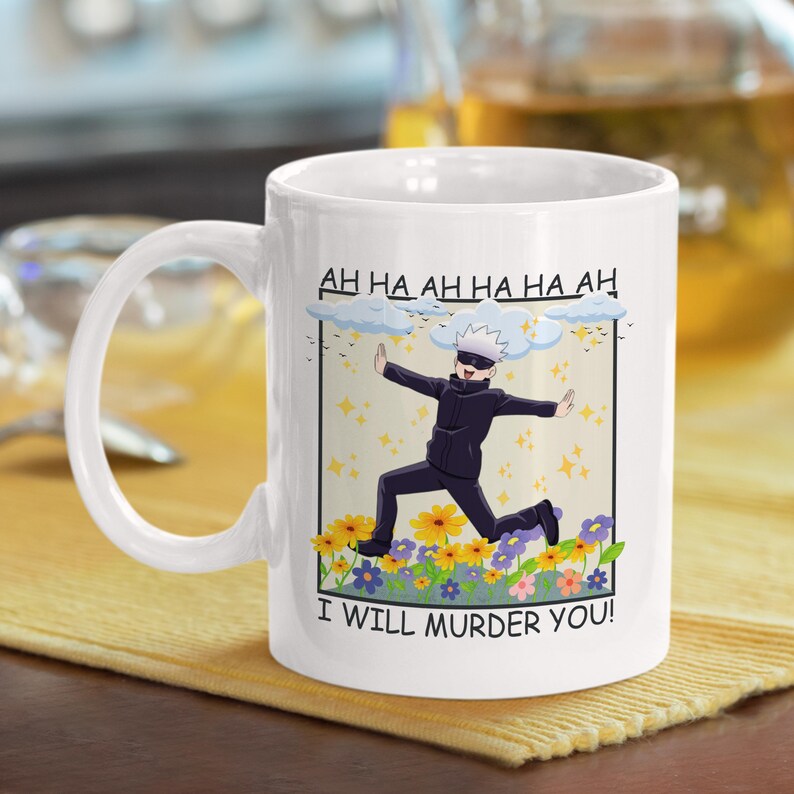 Gojo Satoru Jujutsu Kaisen Mug Gift - Etsy