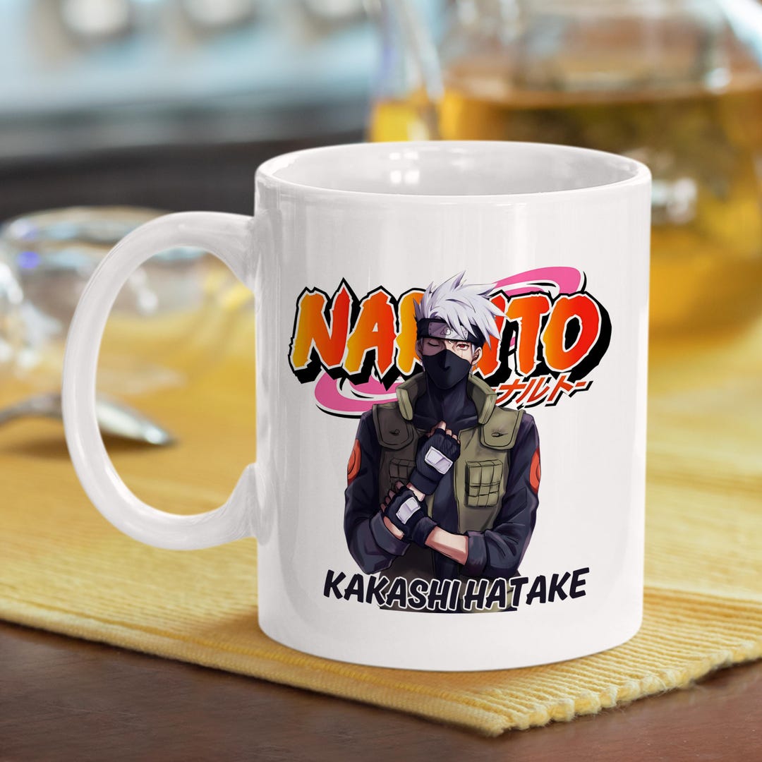 Kakashi Mug - Anime Naruto Mug - Anime-inspired Ceramic Coffee Cup ...