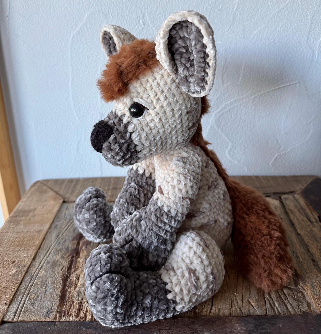 Henry the Hyena Low Sew Crochet Pattern, Amigurumi Pattern, PDF ...