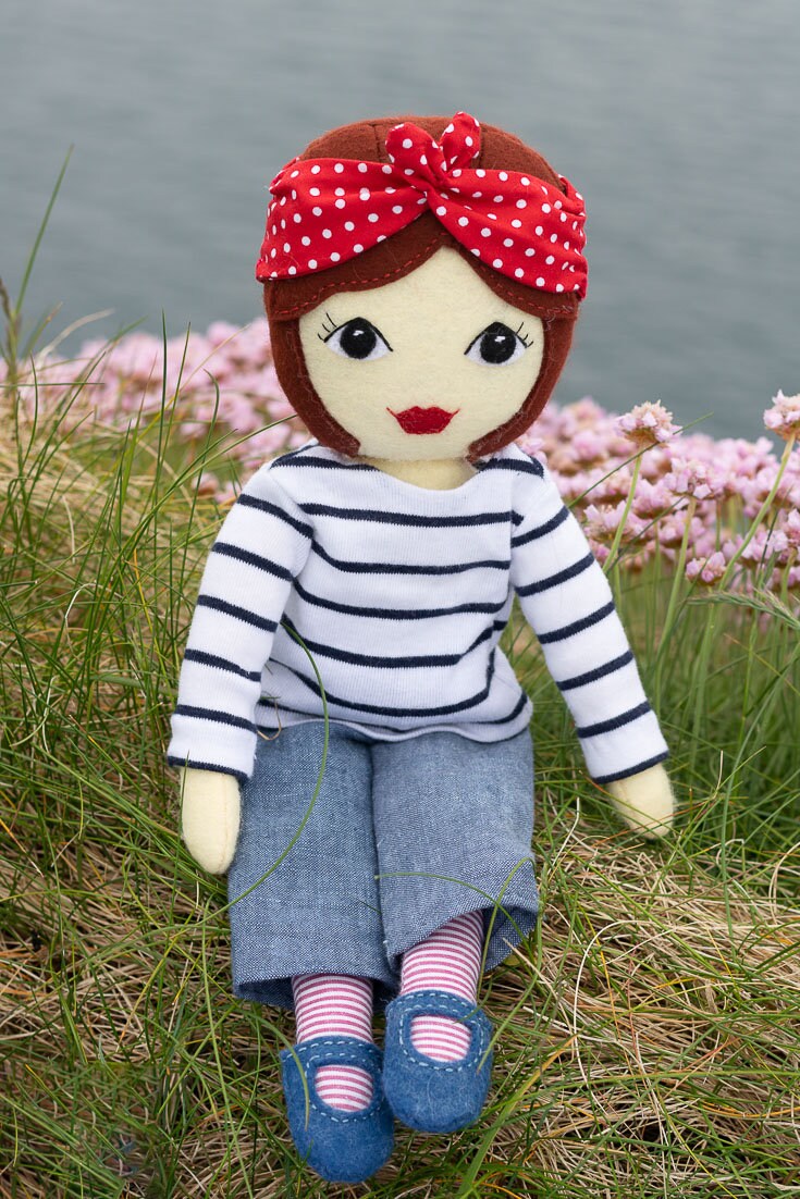 Tilly Doll Sewing Pattern, PDF Pattern for 16 Inch Felt Doll With ...