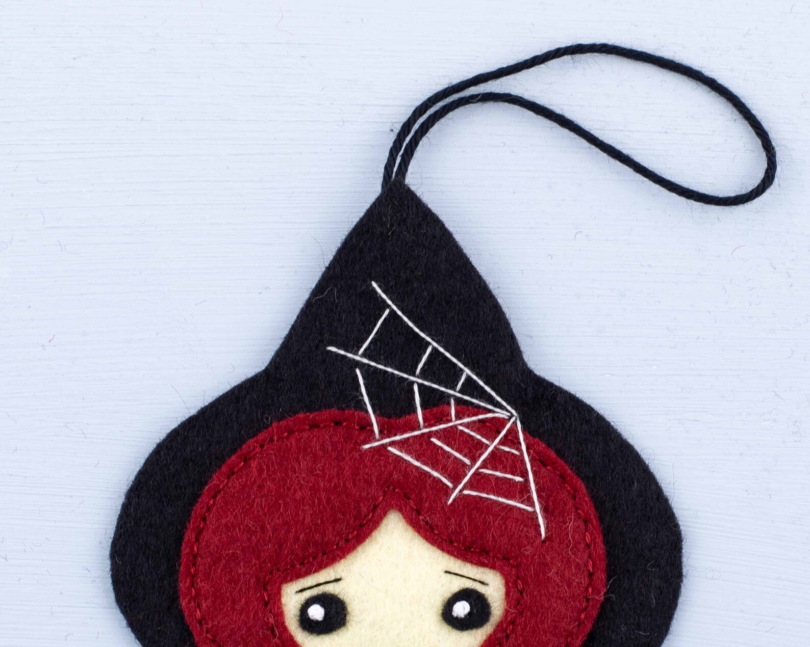Witch Felt Ornament Sewing Pattern, Halloween Decor DIY - Etsy