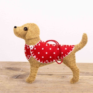 Labrador Felt Ornament PDF Sewing Pattern. Dog Christmas Ornament DIY ...