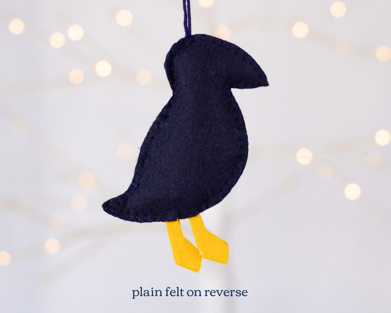 Felt Puffin Ornament PDF Sewing Pattern Puffin Digital | Etsy