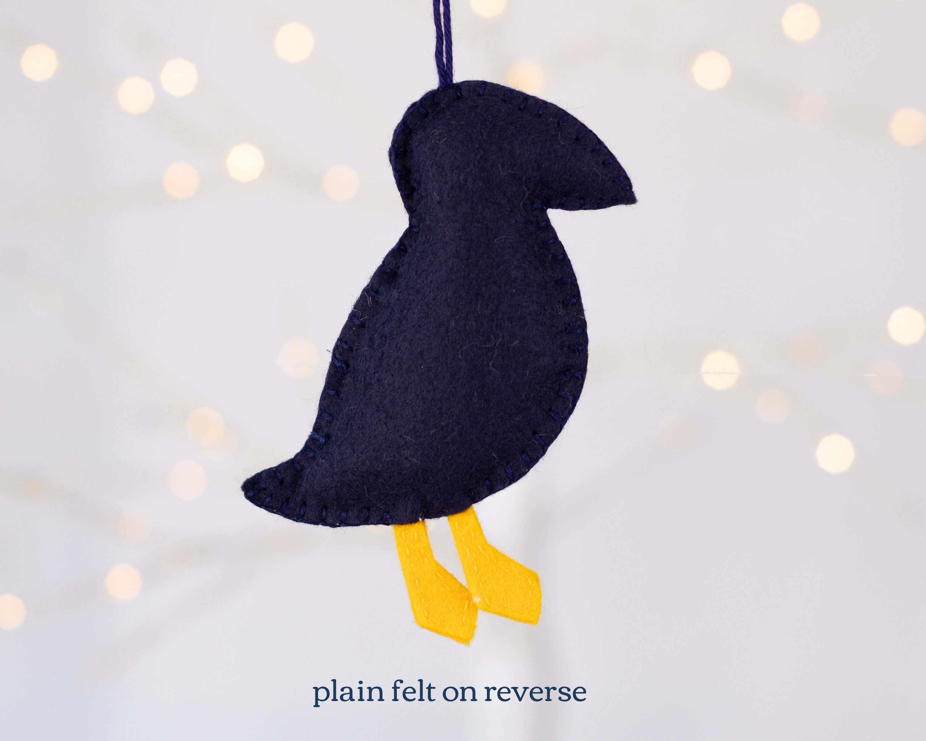 Felt Puffin Ornament PDF Sewing Pattern Puffin Digital - Etsy Canada