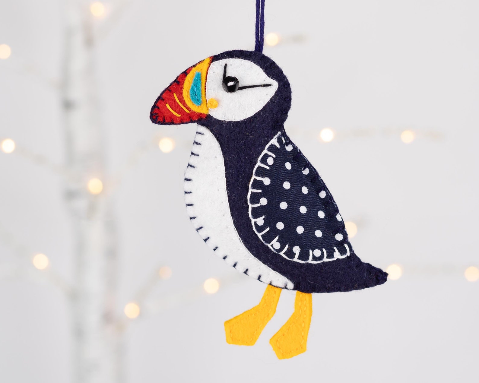 Felt Puffin Ornament PDF Sewing Pattern Puffin Digital - Etsy Canada