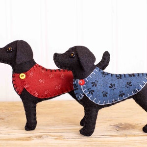 Labrador Felt Ornament PDF Sewing Pattern. Dog Christmas Ornament DIY ...