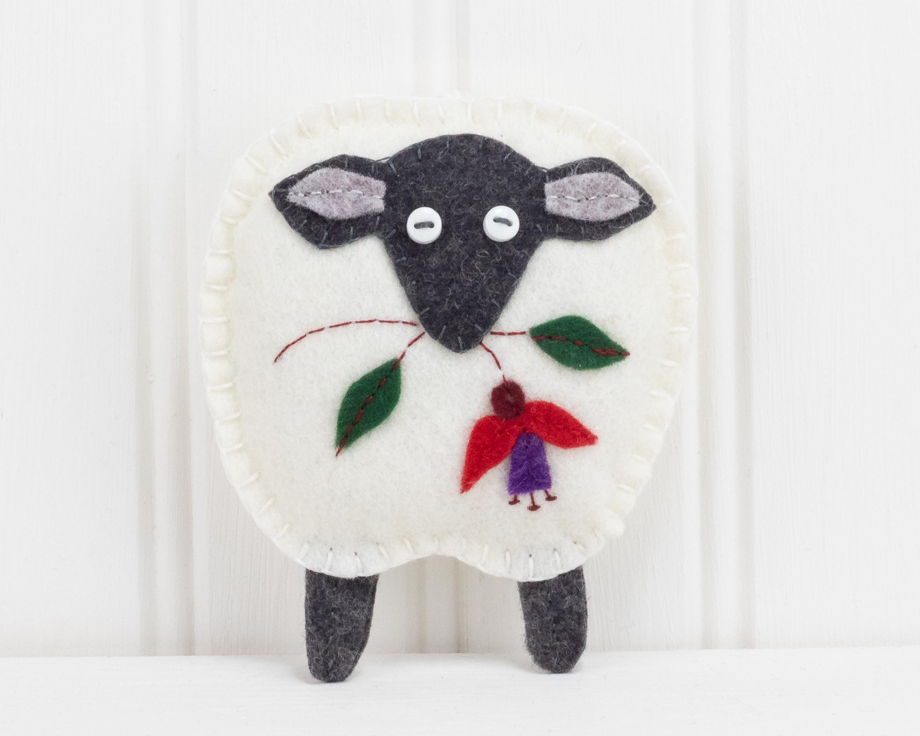 Irish Sheep Felt Ornament - Etsy UK