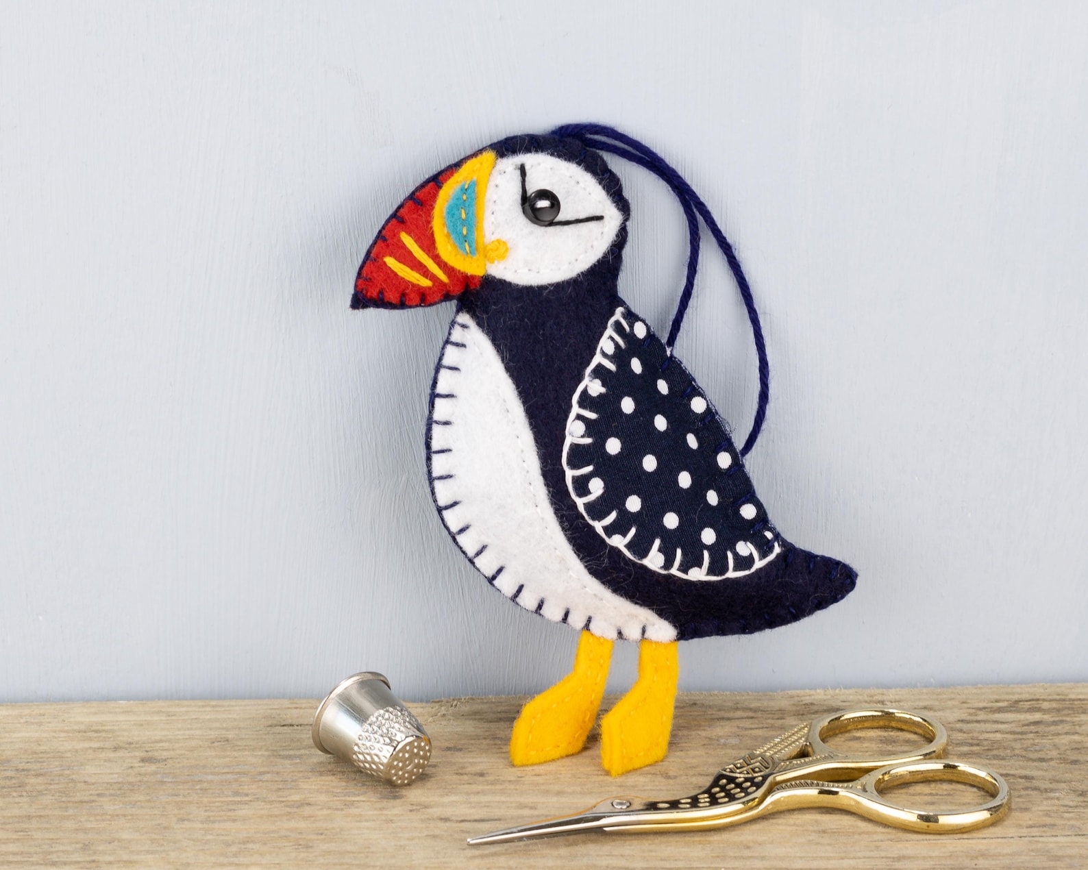 Felt Puffin Ornament PDF Sewing Pattern Puffin Digital - Etsy Australia