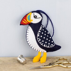 Felt Puffin Ornament PDF Sewing Pattern, Puffin Digital Pattern for ...