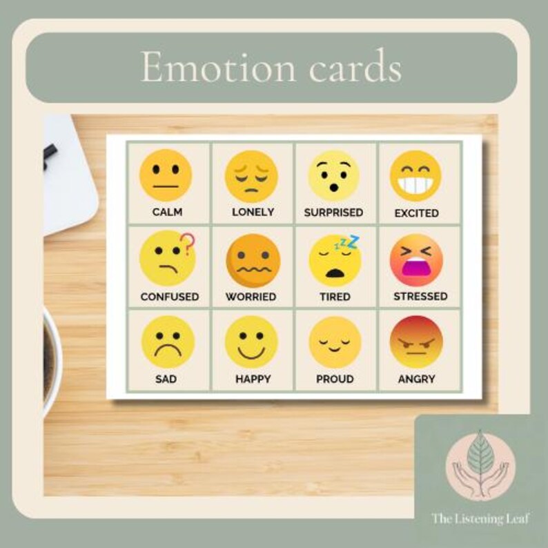 Printable Emotion Visual Communication Flashcards I Non Verbal ...