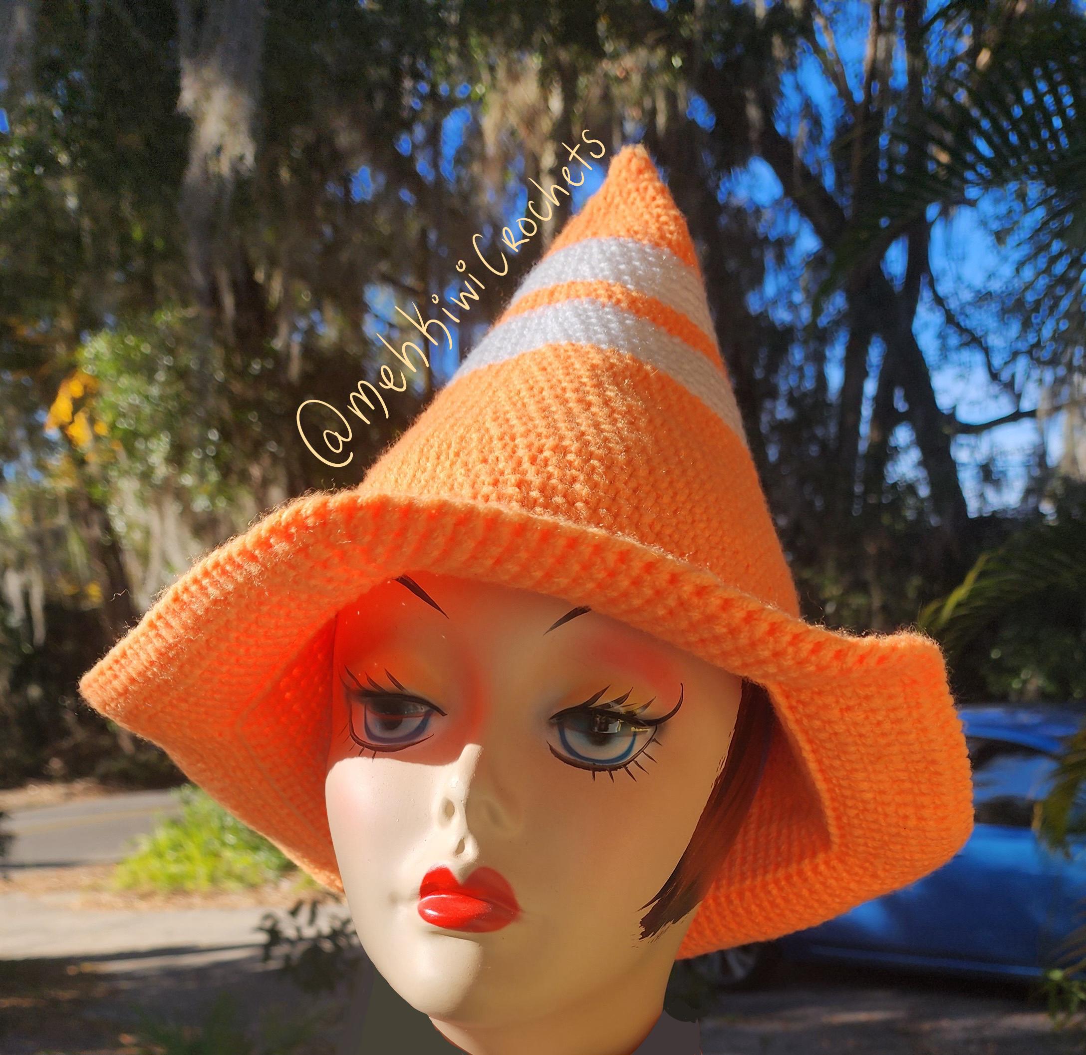 Traffic Cone Hat (pattern) - Etsy