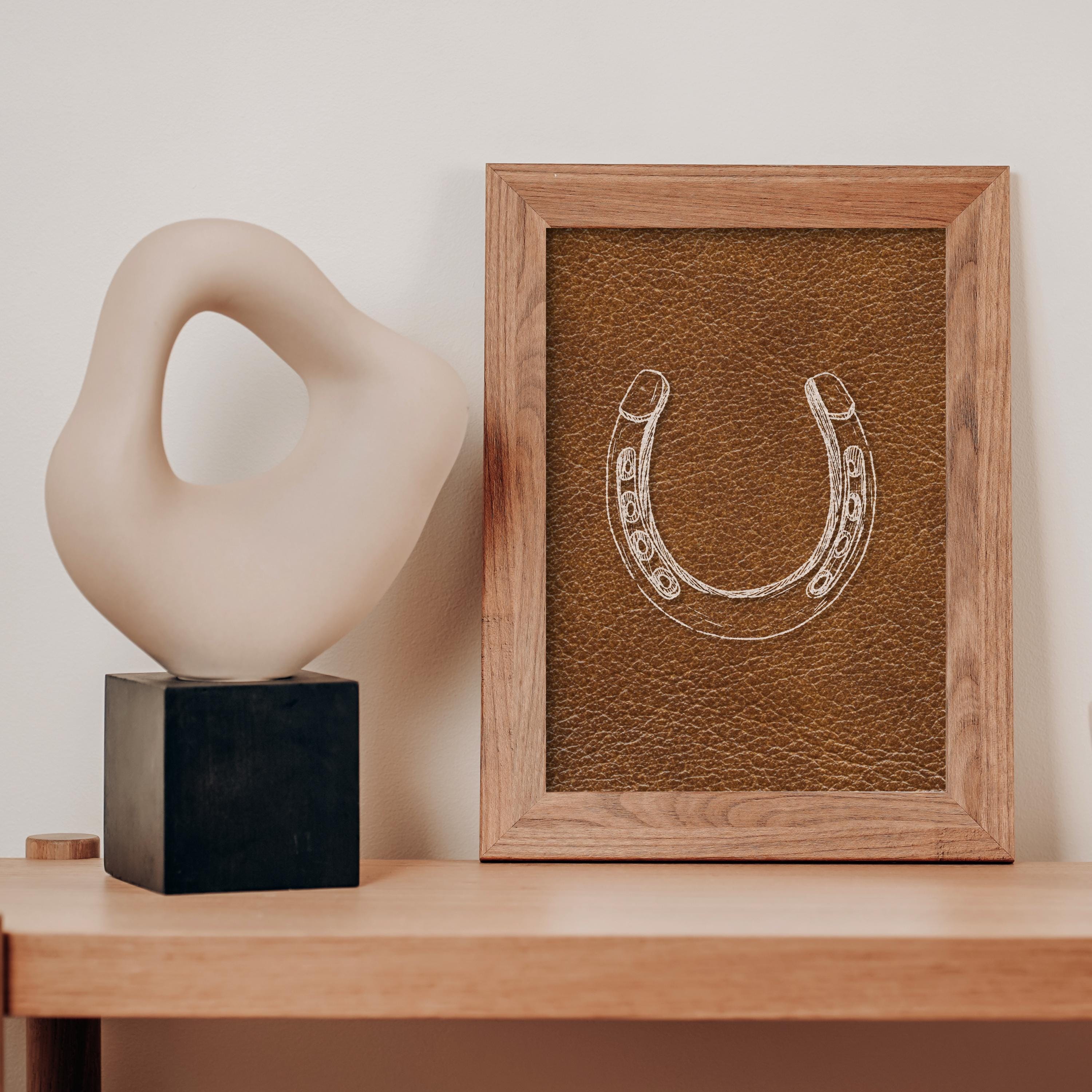 Vintage Western Rodeo Wall Art | Farmhouse Cowboy Decor | Leather ...