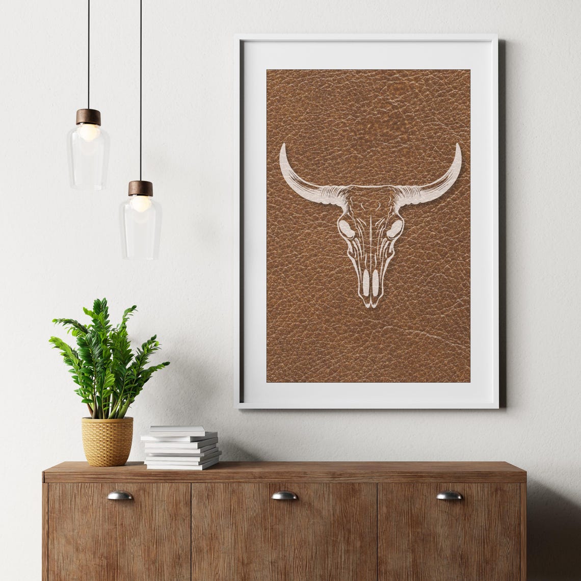 Vintage Western Rodeo Wall Art | Farmhouse Cowboy Decor | Leather ...