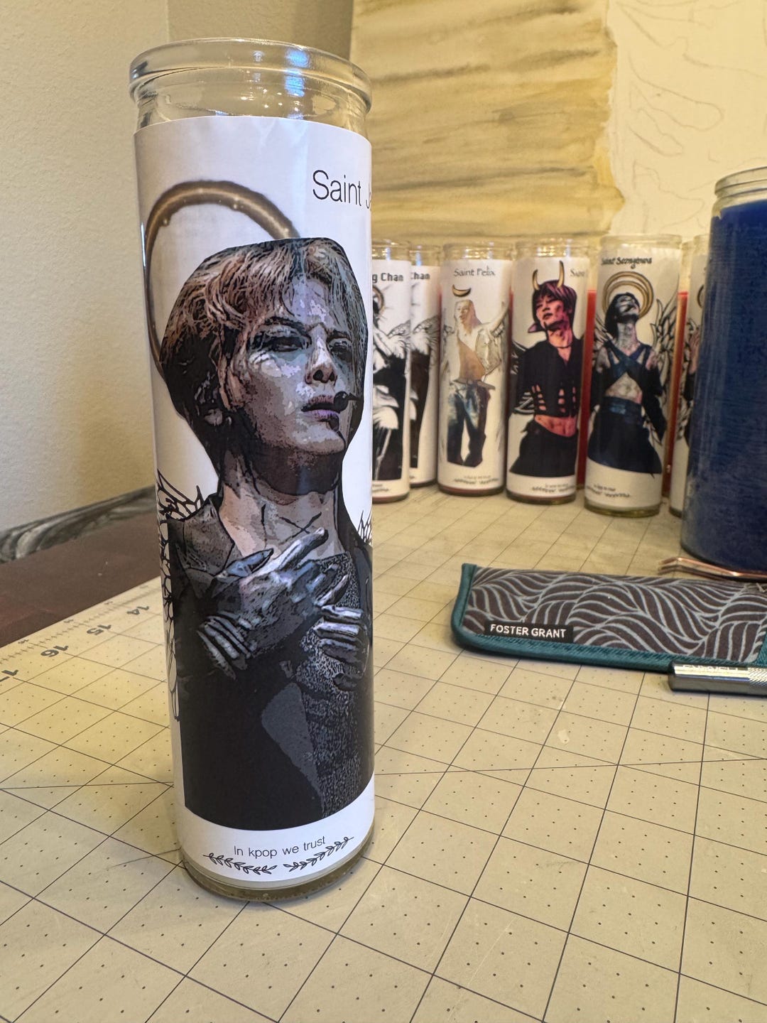 Saint Jackson Wang Prayer Candle - Etsy