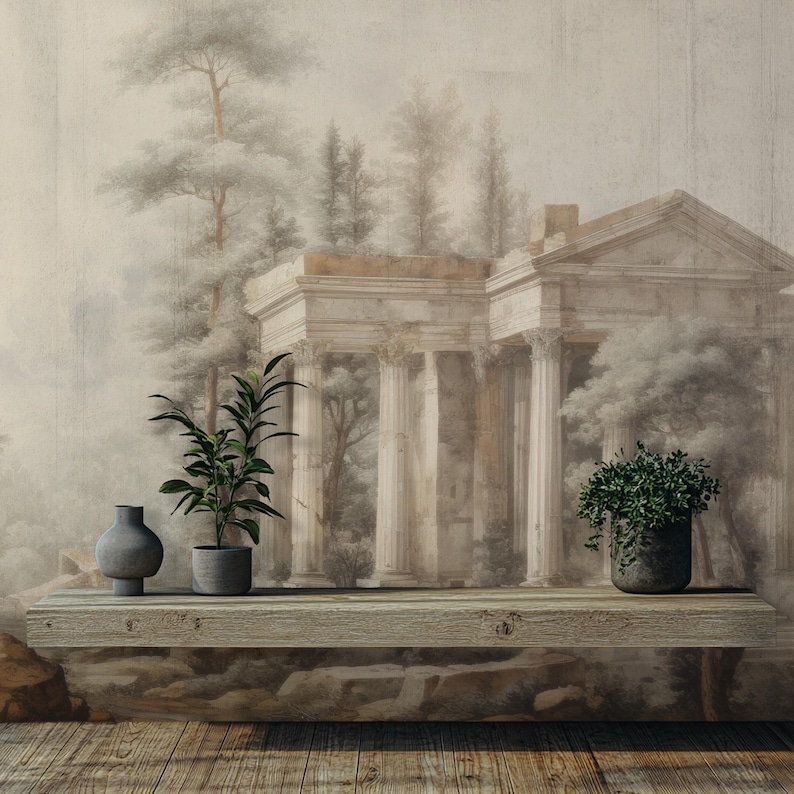 Ancient Rome Wallpaper, Scenic Wallpaper, Oil Painting Scenic Peel and ...