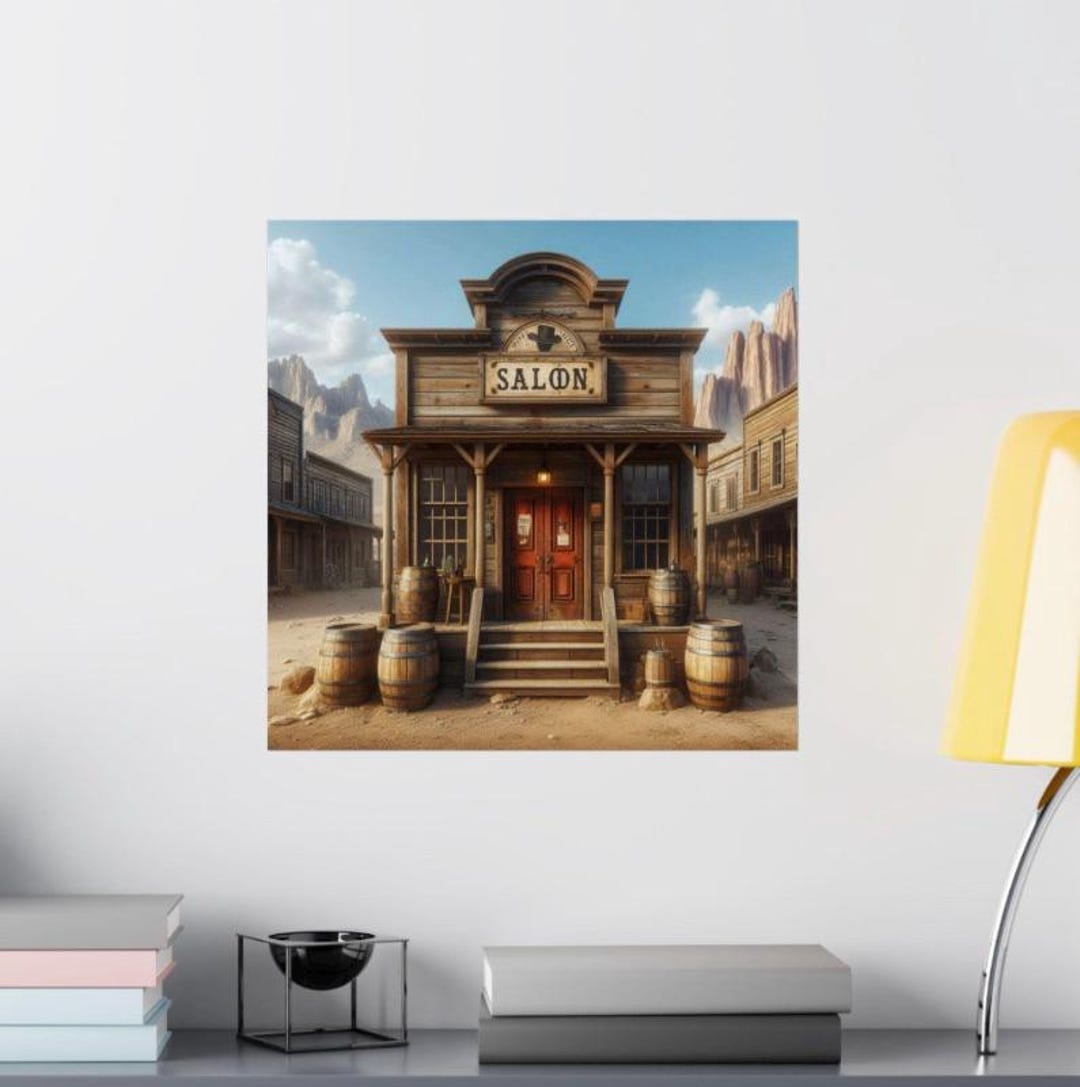 Western Artwork - Saloon *digital Download Only PNG File* - Etsy