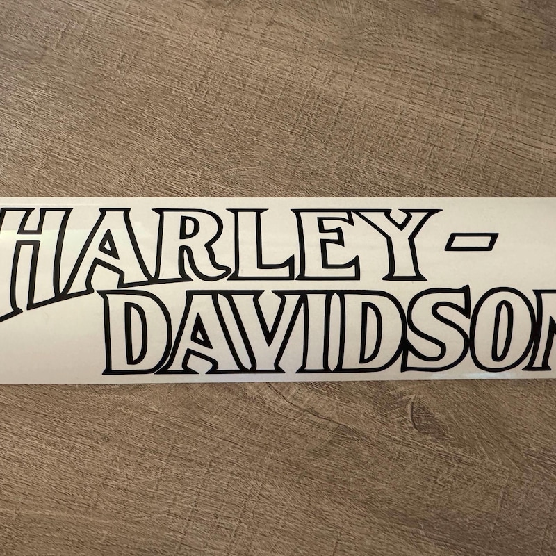 Harley Davidson Logo Outline Svg - Etsy