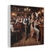 Vintage Bar Scene Canvas Art, Retro Home Decor, 1920s Wall Art ...
