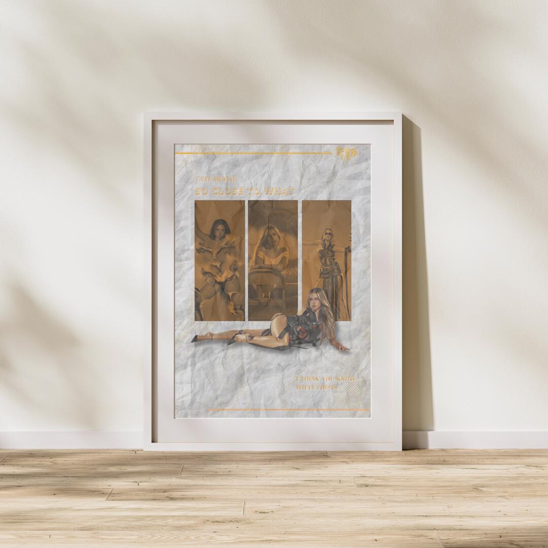 Tate Mcrae so Close to What Digital Print Poster – Music Art, Pop Star ...