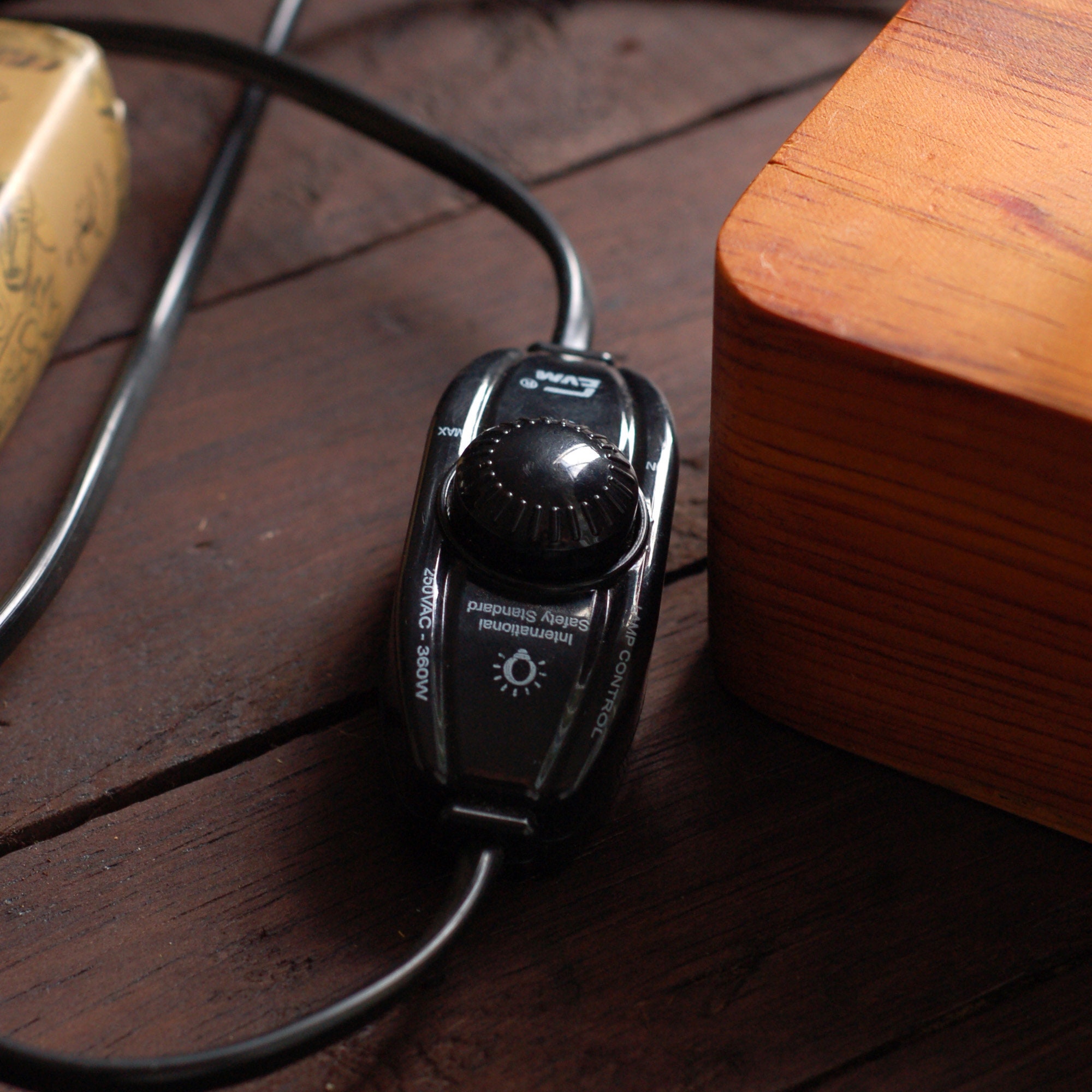 Edison Lamp Dimmable Desk Lamp Wood Bedside Lamp - Etsy