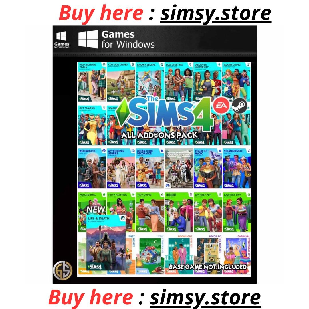 The Sims 4 Complete Collection Complete Expansion Pack Digital Download ...