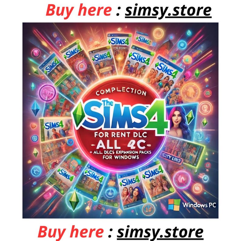 The Sims 4 All DLC 84 Expansion Packs wind0wsonly - Etsy
