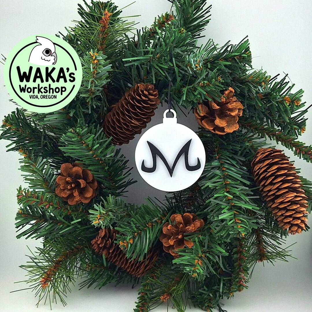 Majin Symbol Ornament –anime Laser Cut Anime Christmas Decoration ...