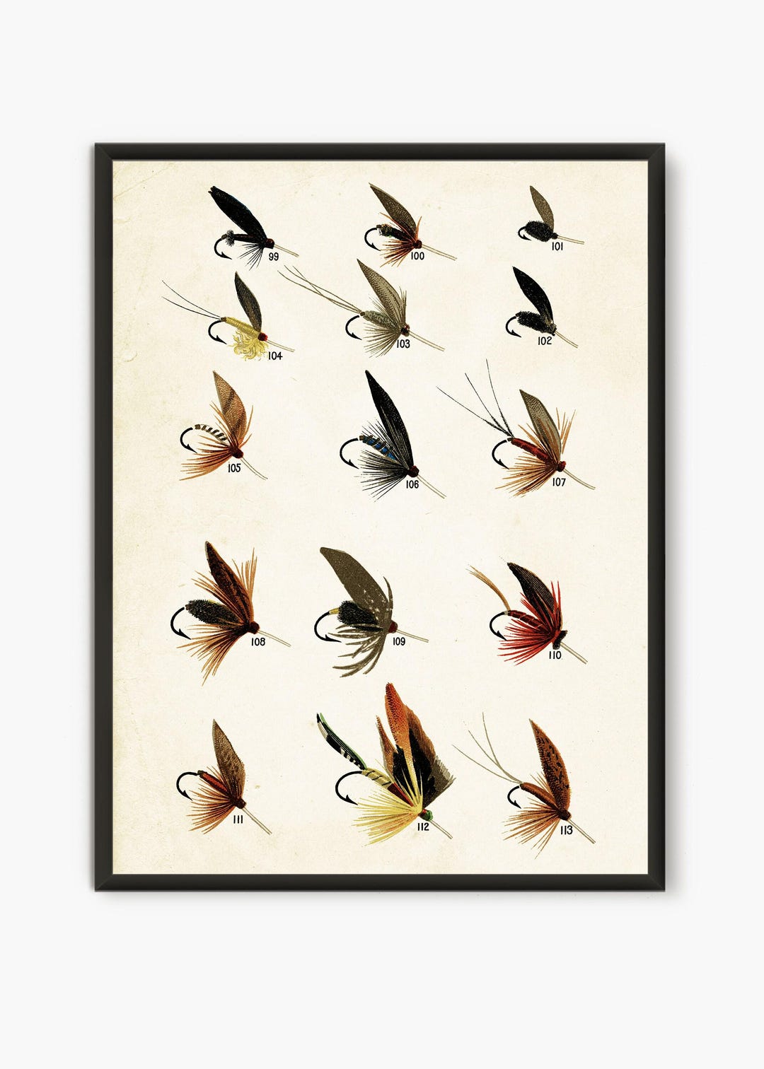 Vintage Trout, Fly Fishing, Fish Art, Fly Fishing, Cabin Decor, Angler ...