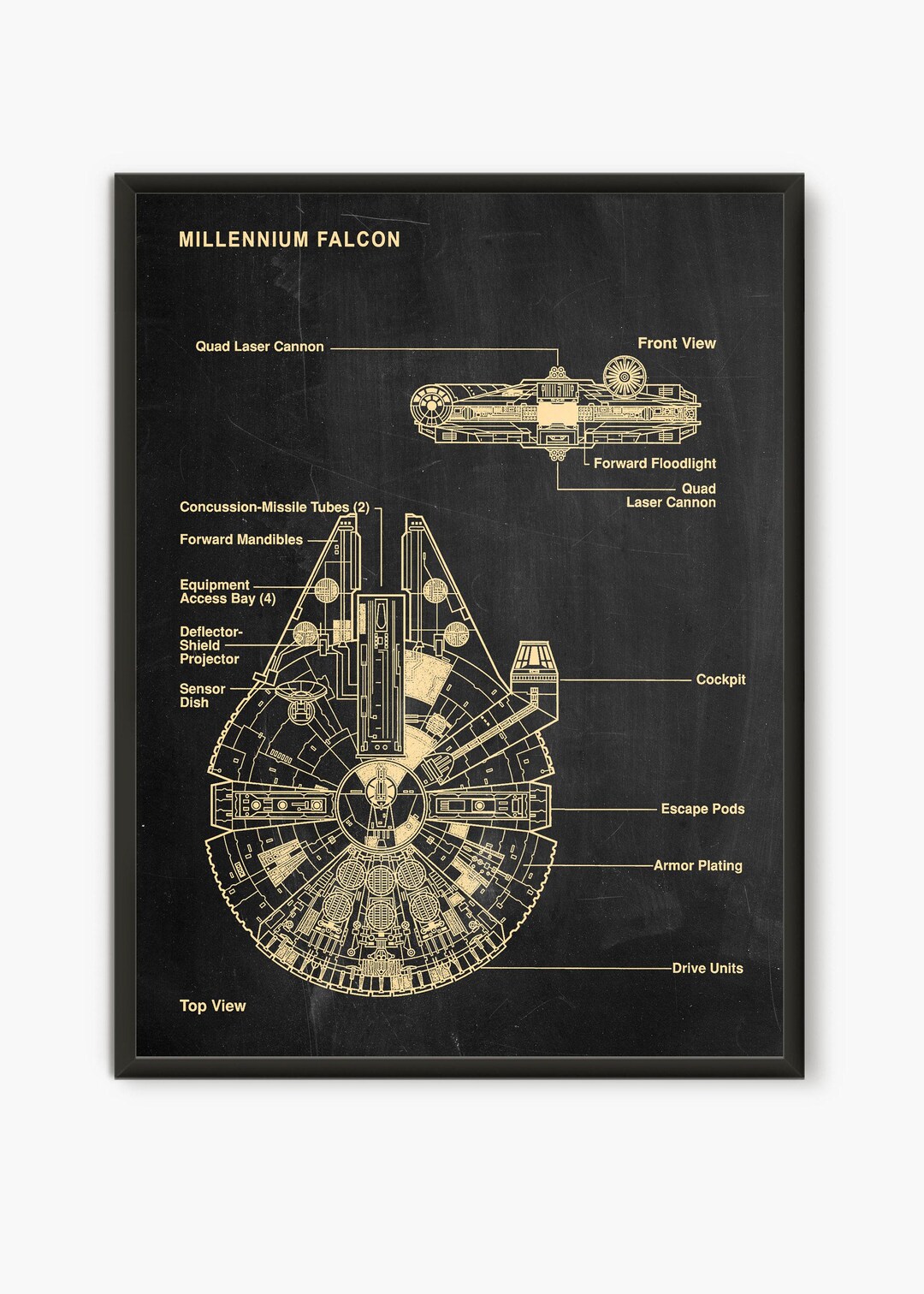 Millennium Falcon ,star Wars Art ,millenium Falcon Patent,star Wars ...