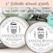 Editable Beard Balm Label, DIY Round Label, Vintage Label Template, DIY ...