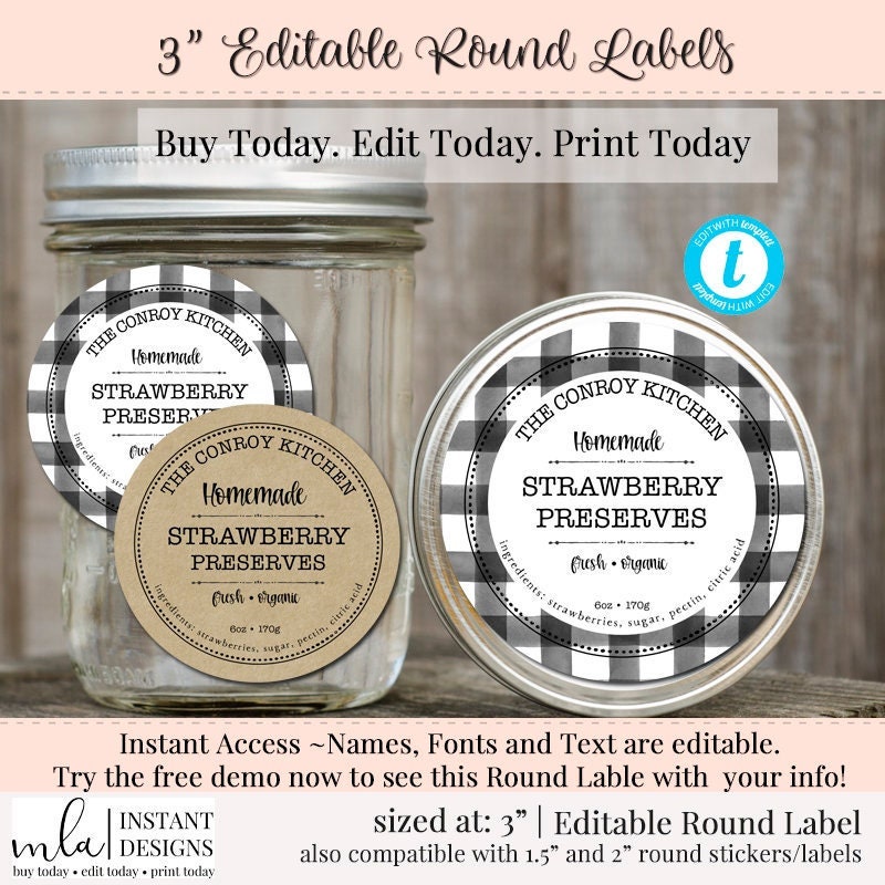 Candy Jar Labels - Etsy